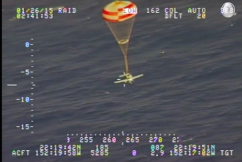 Single Engine Aircraft Makes a Parachute Landing Near Hawaii