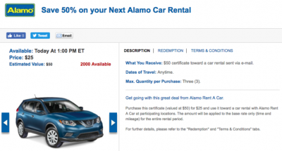 Daily Getaways Can Save $25 on Alamo Car Rentals - Travel Codex