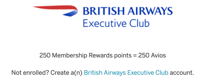 Membership Rewards Increases Transfer Ratio to British Airways