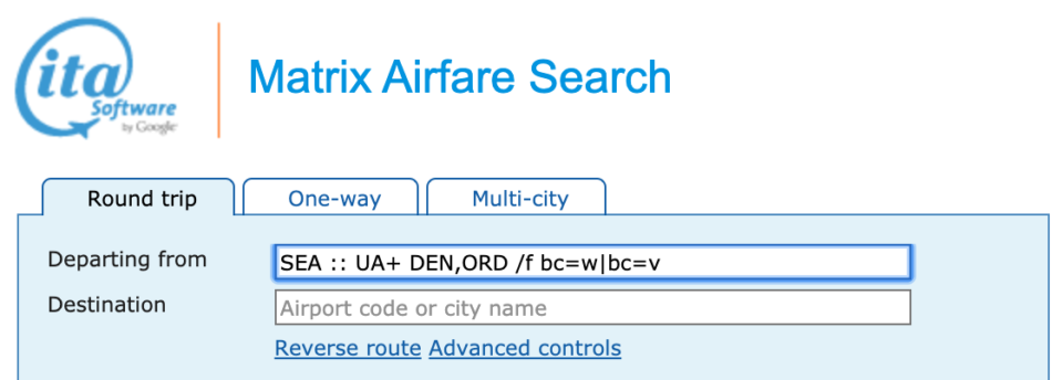 Search for Flights Like a Travel Agent Using ITA Matrix Routing Language