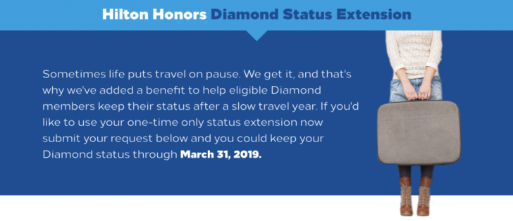 Extend Your Hilton Honors Diamond Status - Travel Codex
