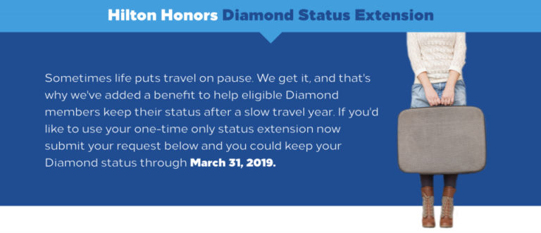 Extend Your Hilton Honors Diamond Status - Travel Codex