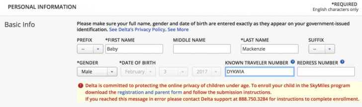 How to Open a Frequent Flyer Account for Your Child - Travel Codex