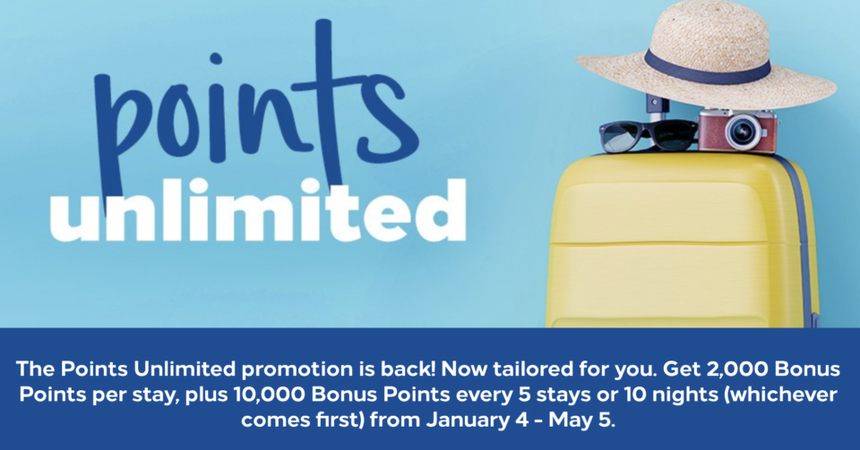2,000 Bonus Points Each Stay with Hilton's 2019 Winter Promo