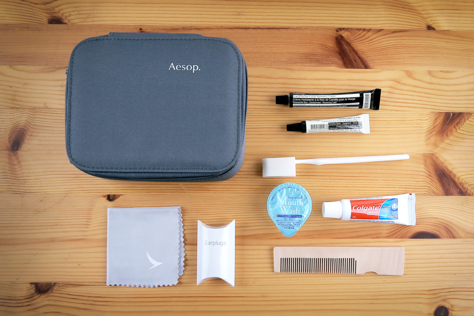 Review: Cathay Pacific First Class Travel Kit (Male 2019) - Travel Codex