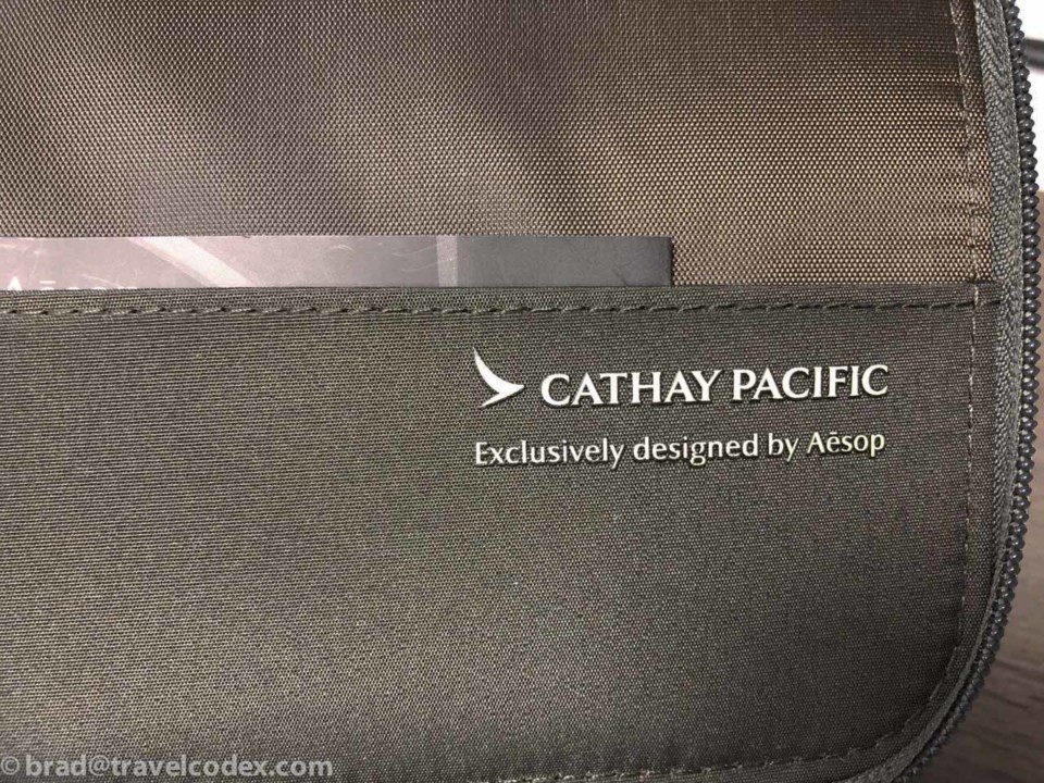 Review: Cathay Pacific First Class Travel Kit (Male 2019) - Travel Codex