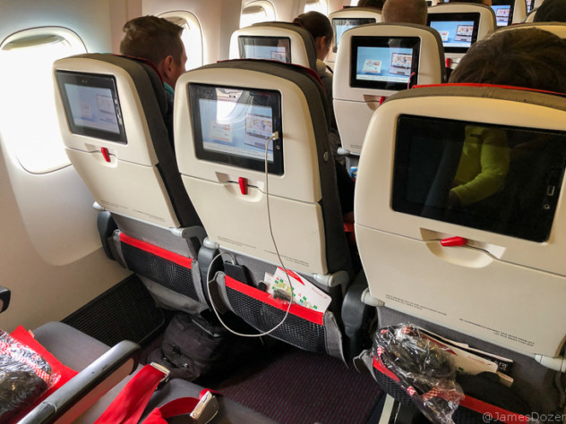 Review: Austrian Airlines Economy Class, Los Angeles to Vienna