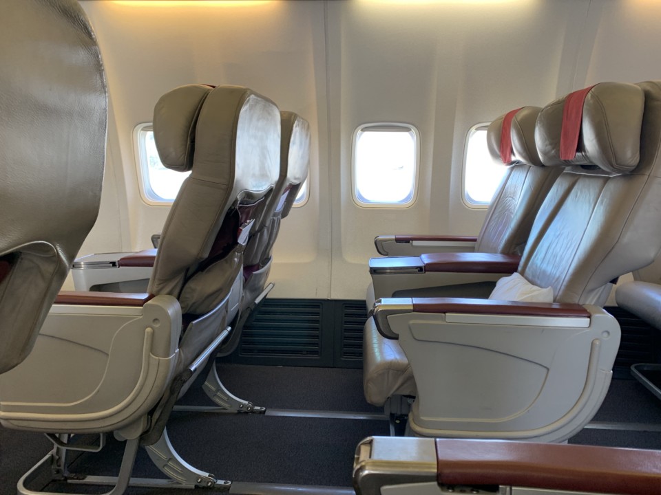 Royal Air Maroc 737 Business Class, Marrakesh to Casablanca