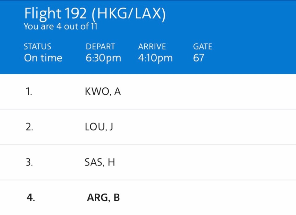 Review: American Airlines Premium Economy Hong Kong to Los Angeles