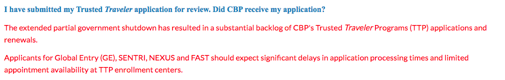 Global Entry Delays: Hurry Up and Wait - Travel Codex