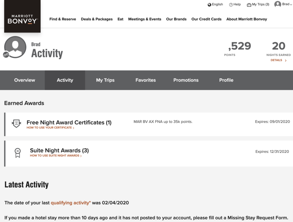 Marriott IT Issues: Still Not Posting Stays Automatically - Travel Codex