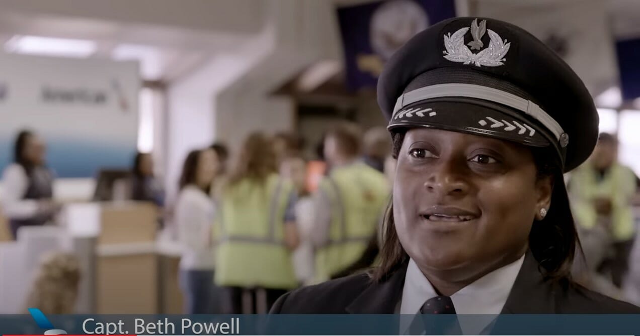 American Airlines Historic All-Black, All-Female Flight Crew
