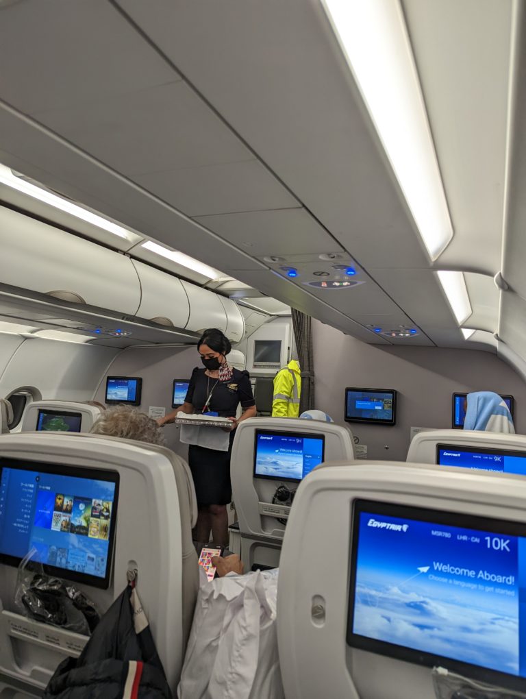 Review: EgyptAir Business Class London to Cairo - Travel Codex