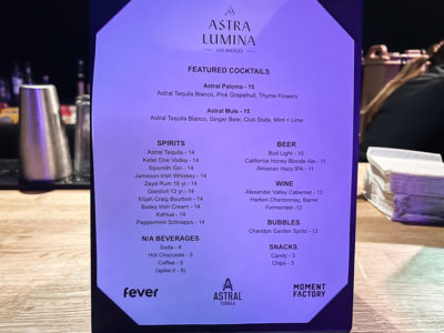 Review: Astra Lumina Los Angeles - Travel Codex