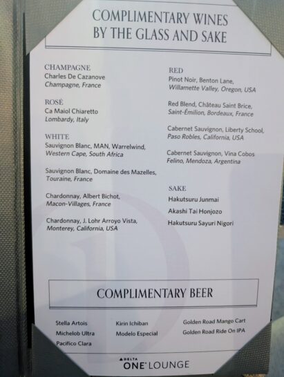 Delta One Lounge LAX: A Great Meal - Travel Codex