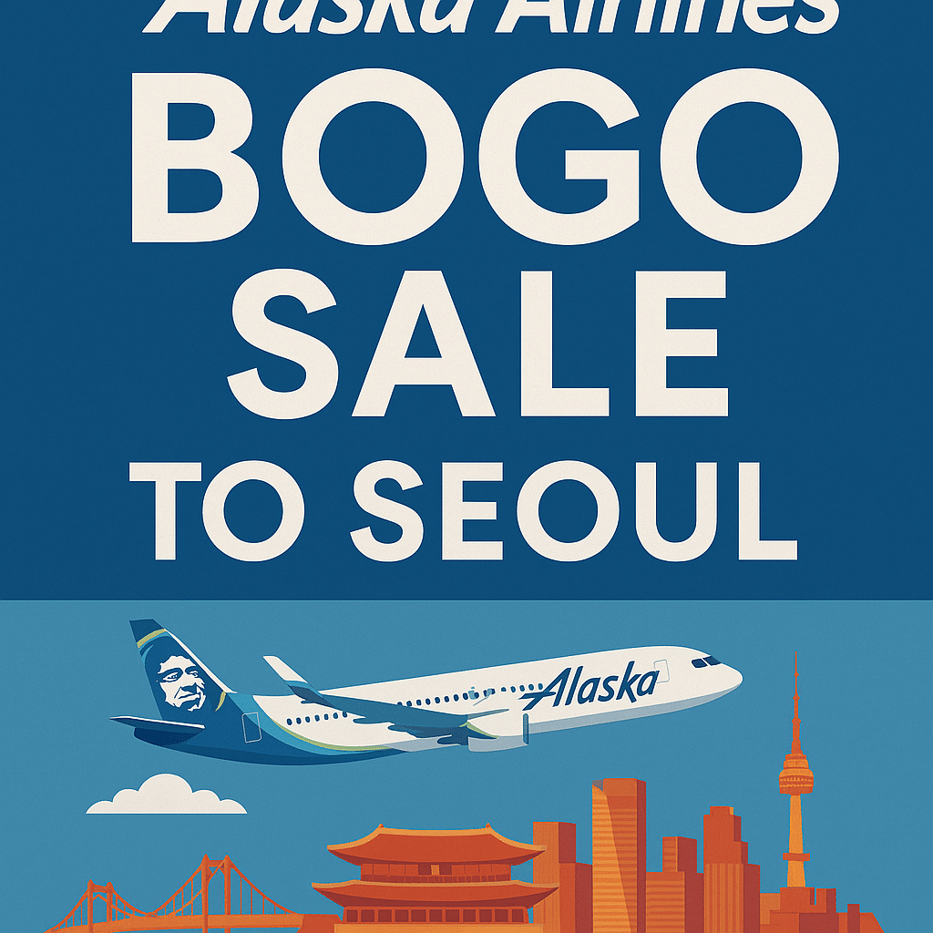 Alaska Airlines BOGO Seoul Deal - Travel Codex